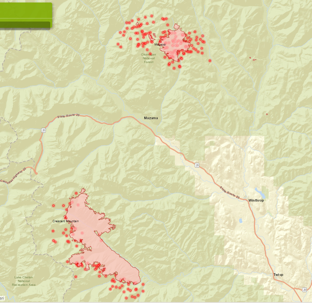 Washington Smoke Information: 8/17/2018 Wildfire in Washington Update