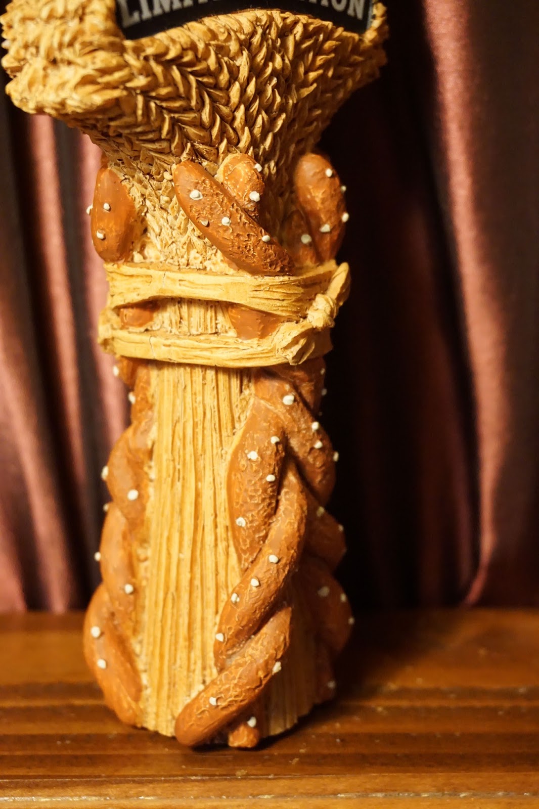 Tap Handle #529: Anheuser-Busch - Shock Top Twisted Pretzel Wheat