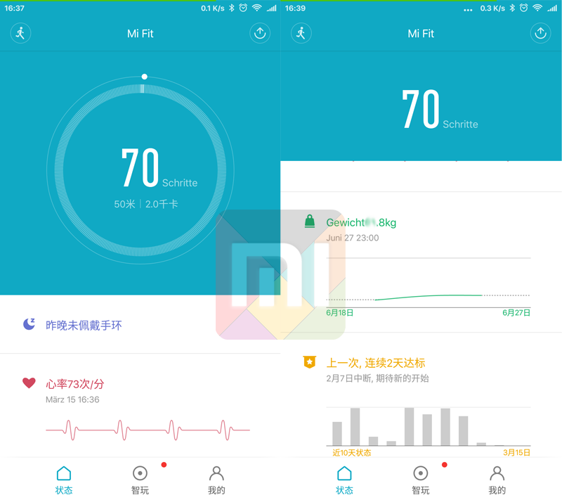 MiFit 2.0 - Novo app para Miband