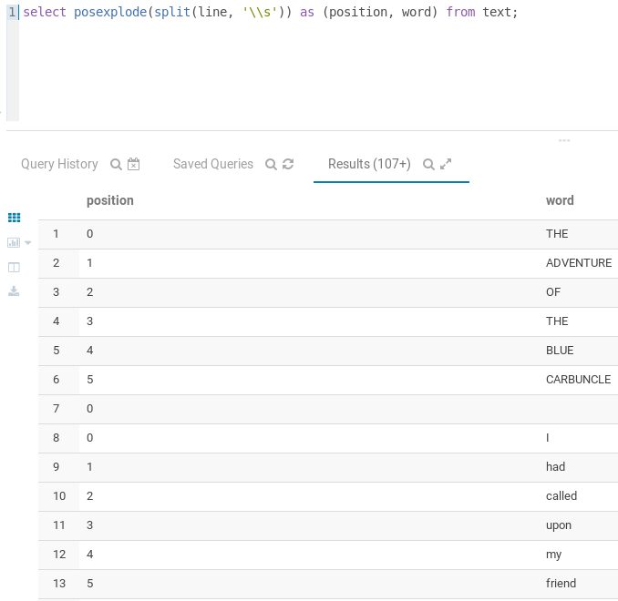 Let's Refresh: Word Count in Hive