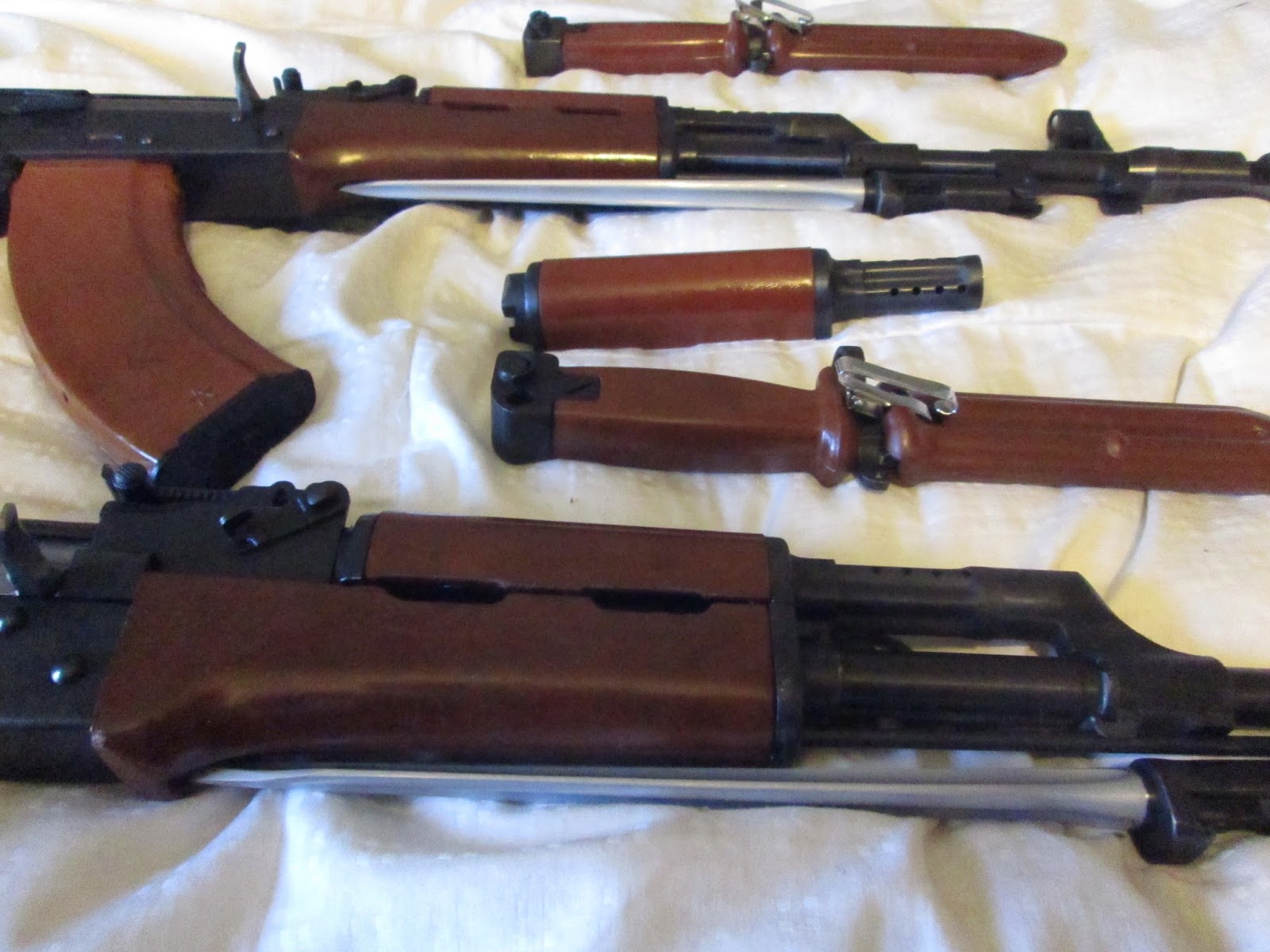 The Chinese AK-47 Blog: Red Bakelite Double Under Folder Spiker Bayonet ...