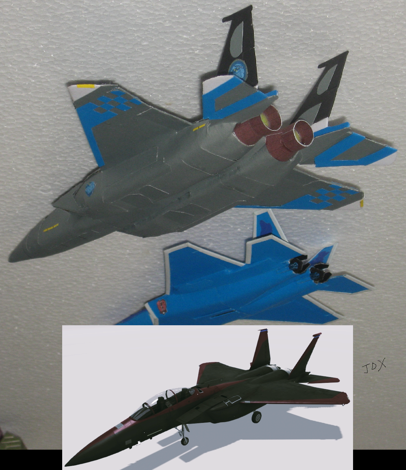 Ace Combat Model - Drawings: F-15SE Silent Eagle