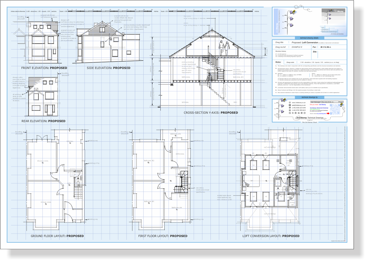 3rd Storey Technical Drawings: Examples of Technical Drawings for Loft ...