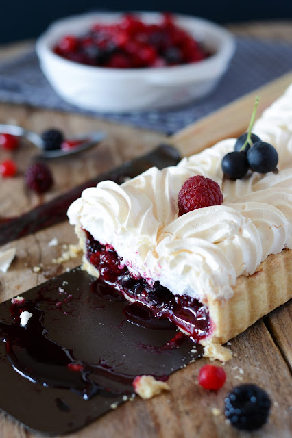 Chic, Chic, Chocolat: Tarte meringuée aux fruits rouges