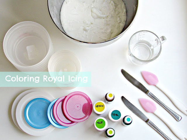 CancunCOOKIES: coloring royal icing... color your cookies!