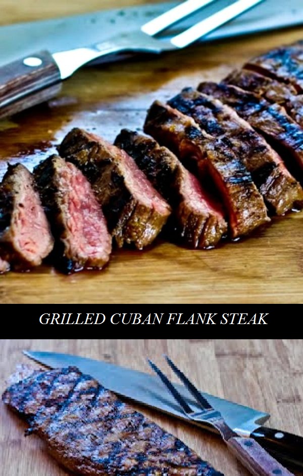 GRILLED CUBAN FLANK STEAK