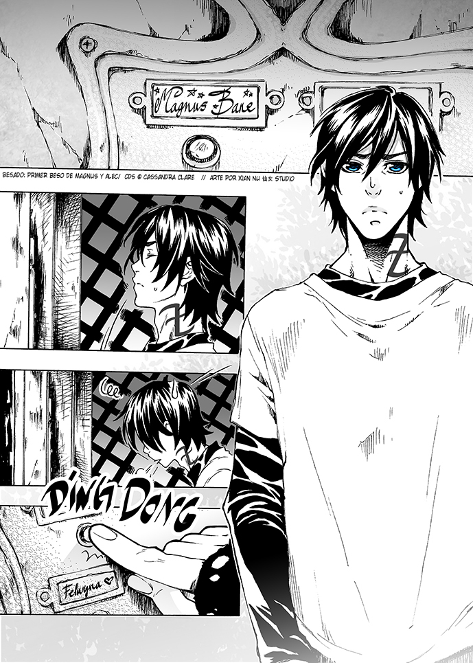 Xian Nu Studio: Manga Malec - First Kiss