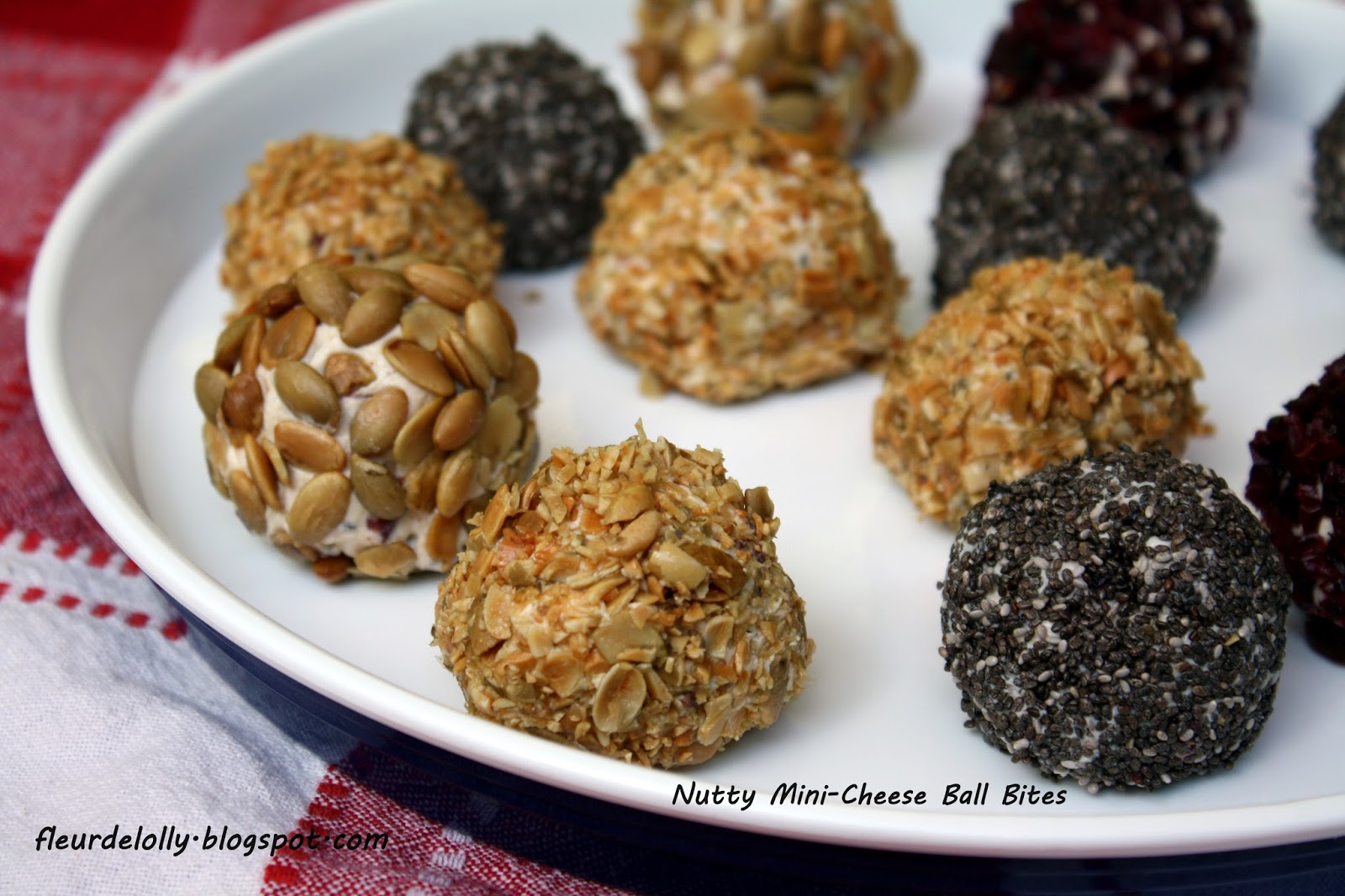 Fleur de Lolly: Nutty Mini-Cheese Ball Bites