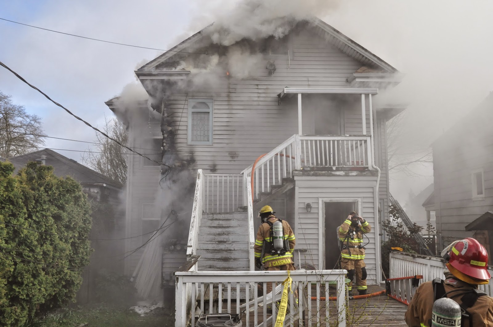 Tacoma Fire Department: Duplex fire on North "K" Street