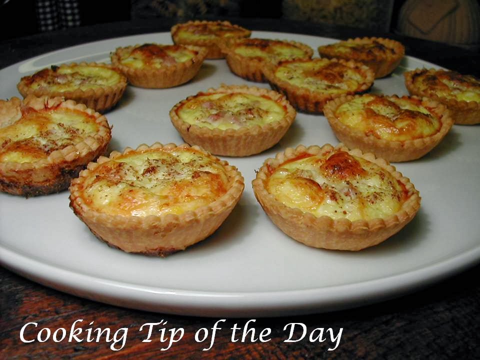 Cooking Tip of the Day: Mini Quiche Lorraine