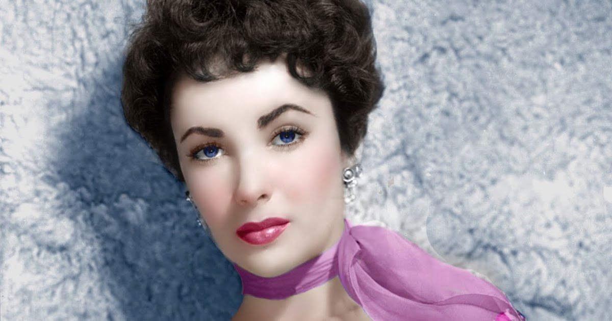 Colors for a Bygone Era: Elizabeth Taylor (1932-2011) colorized from ...