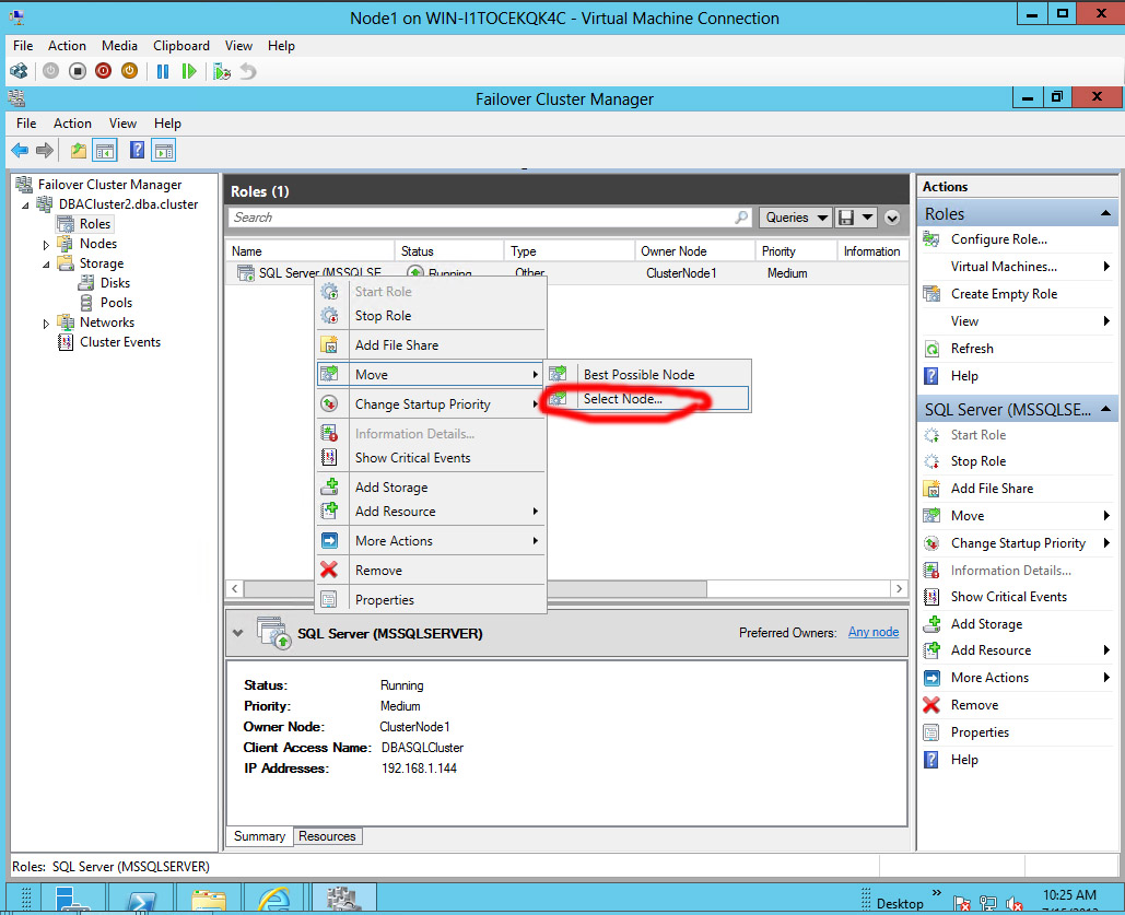 Mysql And Sql Server Microsoft Sql Server 2012 Cluster Installation Step By Step