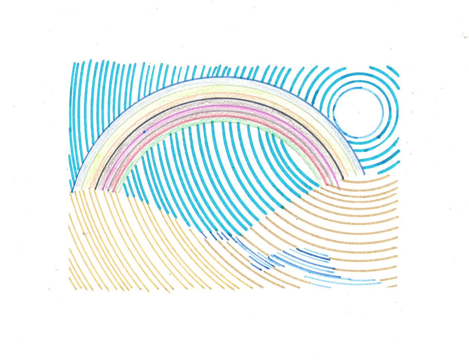 En la clase de plástica: Vuestros trabajos con el compás