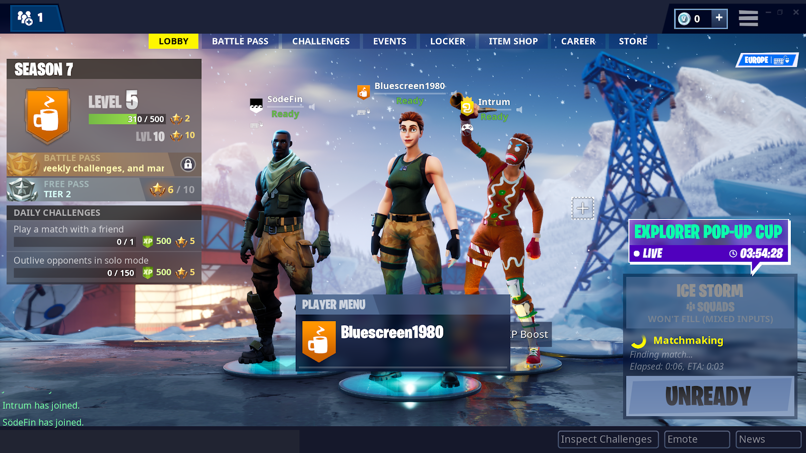 Peli-Rami: Fortnite Battle Royale