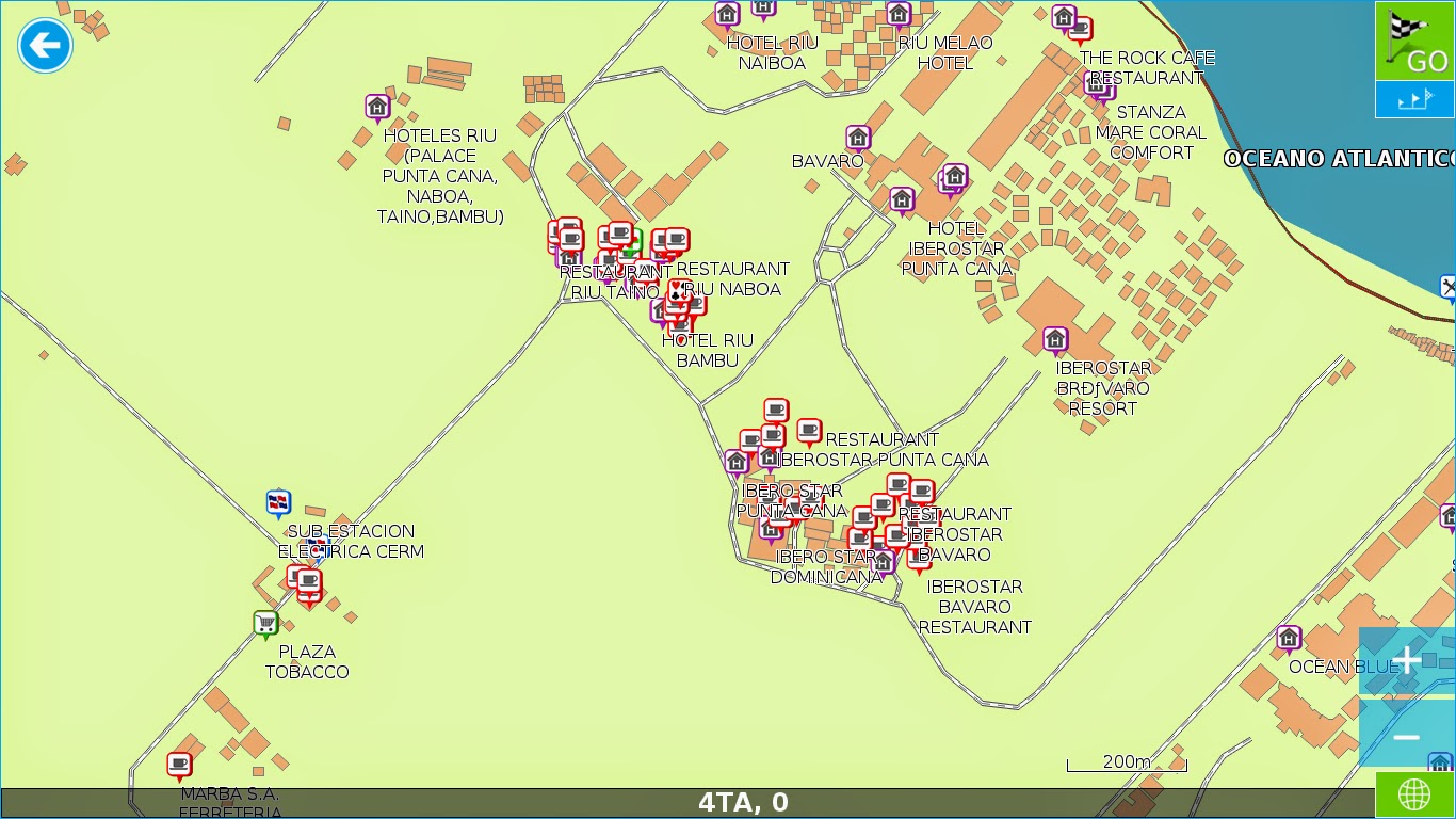 Samsung Galaxy Tab 3 Con Gps Mapa De La Republica Dominicana: Bavaro ...