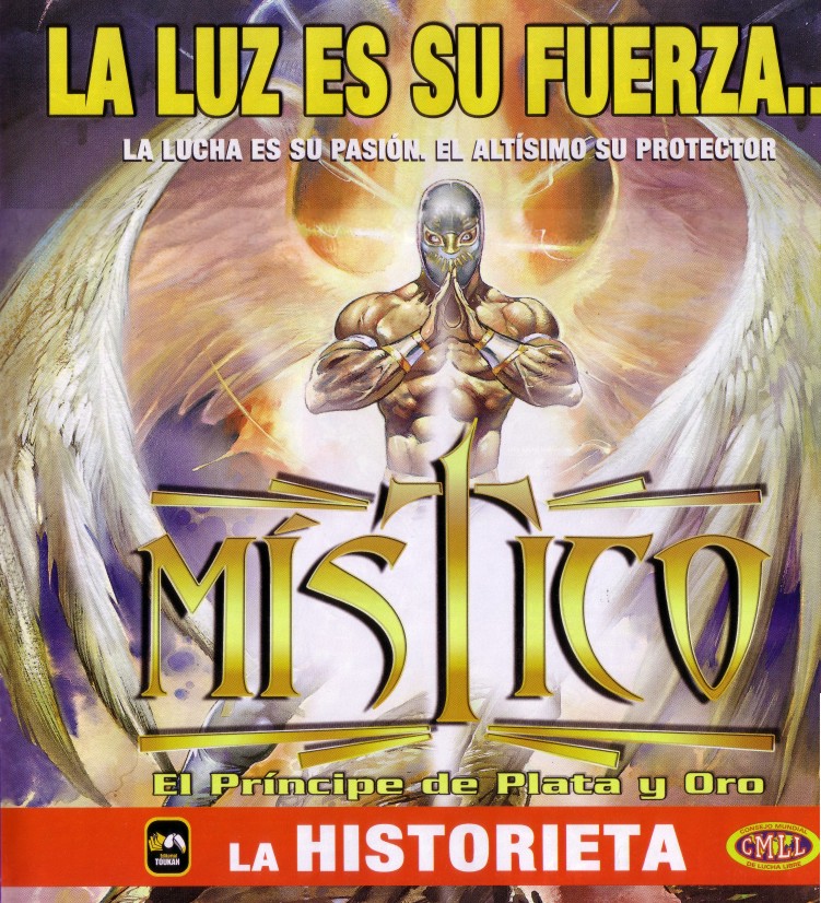 Sensacional de Luchas: Promocion de los comics de Mistico