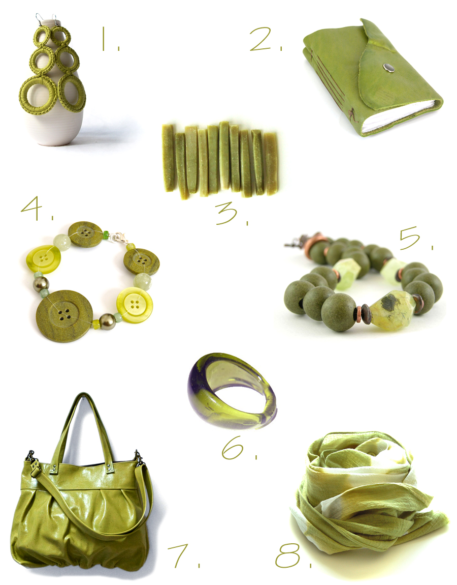 In Style With Handmade: COLOR OF THE WEEK - OLIVE GREEN