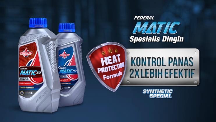#OliSpesialMotorku Federal Matic 2x Revolusi Dingin, 2x Kelebihannya