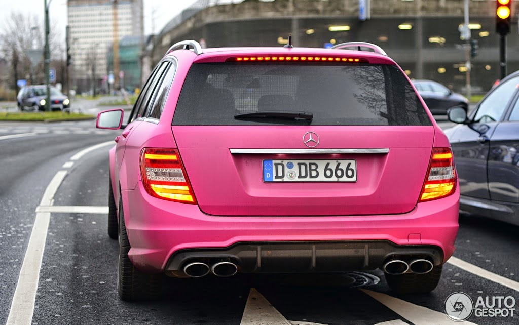 Mercedes-Benz C63T AMG Pink | BENZTUNING