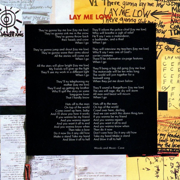 Encarte: Nick Cave and the Bad Seeds - Let Love In - Encartes Pop