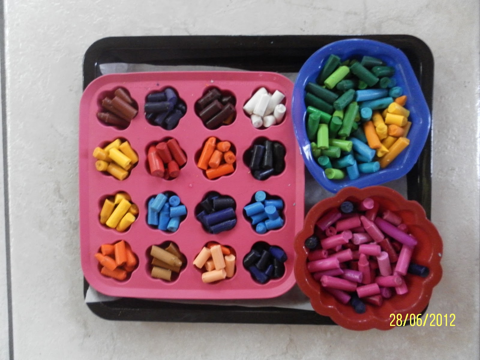 le idee di pizzipazzi: pastelli a cera