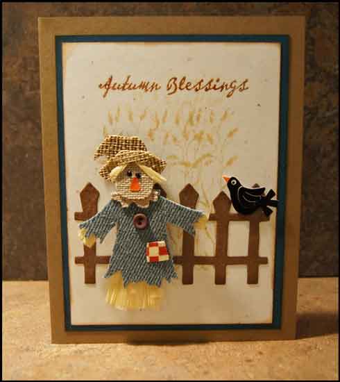 Altered Scrapbooking: Scarecrow Card