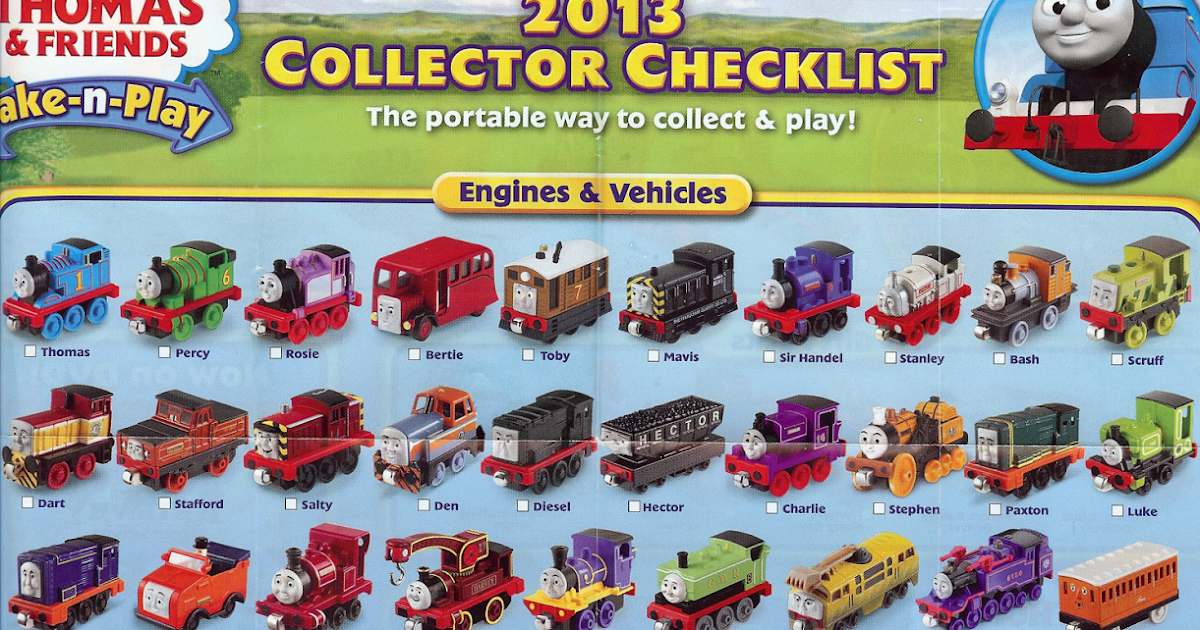 Thomas and Friends Diecast: Take n Play 2013 Collector Poster