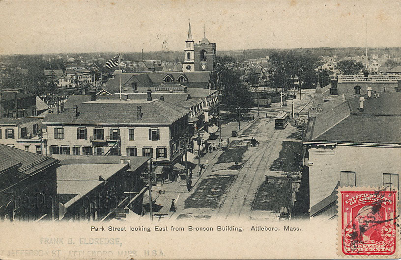 The Daily Postcard: Tram Tuesday - Attleboro, Massachusetts