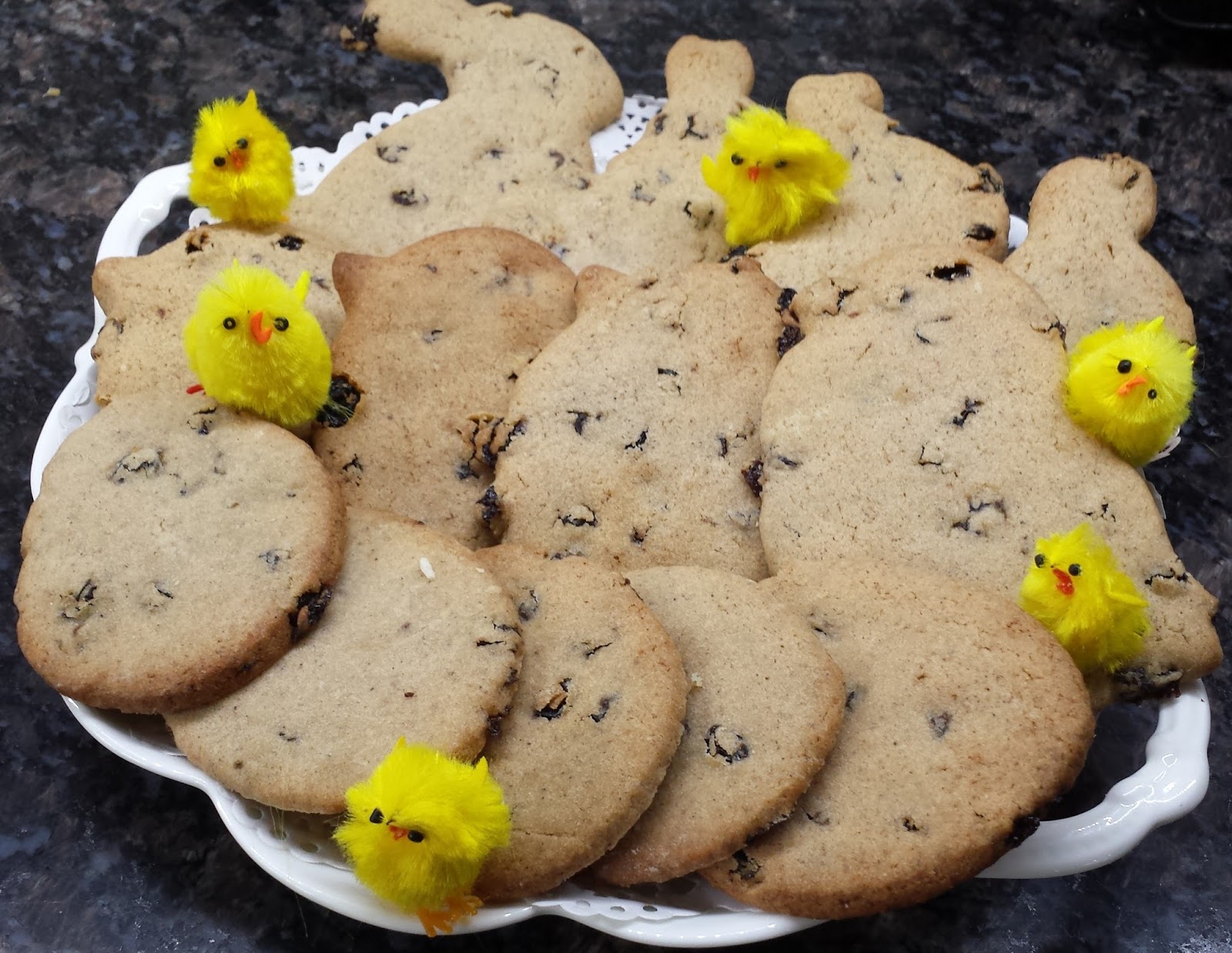 Grandma Abson's Traditional Baking: Easter Biscuits make happy bunnies