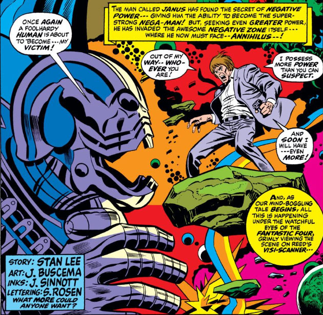 The Peerless Power of Comics!: Death In The Negative Zone!