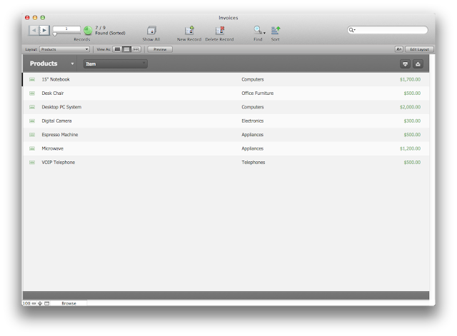The Mac Office: Estimates and Invoices: FileMaker Pro 12 Starter Solution