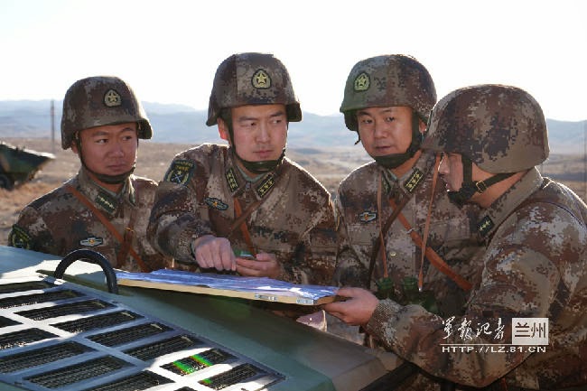 Asian Defence News: Lanzhou Garrison of PLA during drill in Inner ...