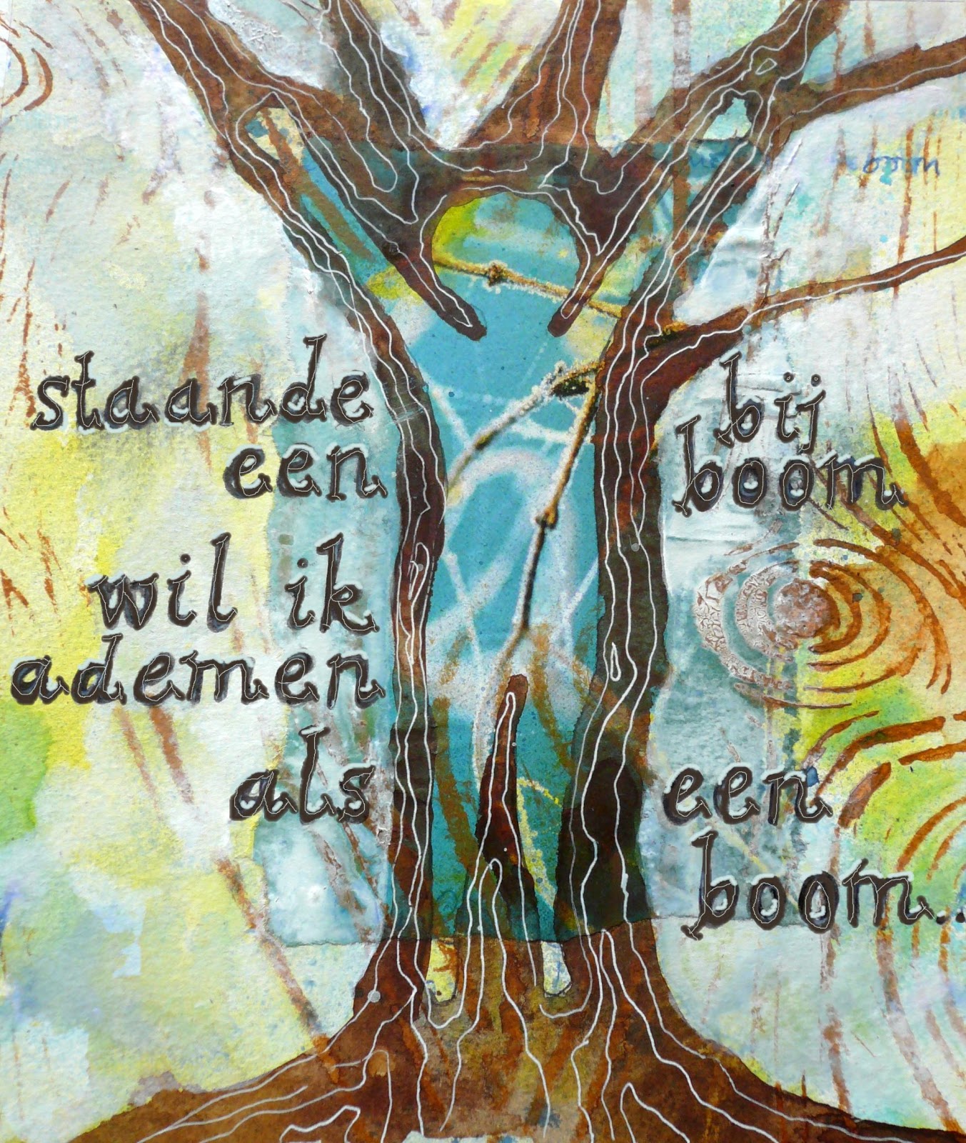 Het Juwelenboek: 104. Staande bij een boom