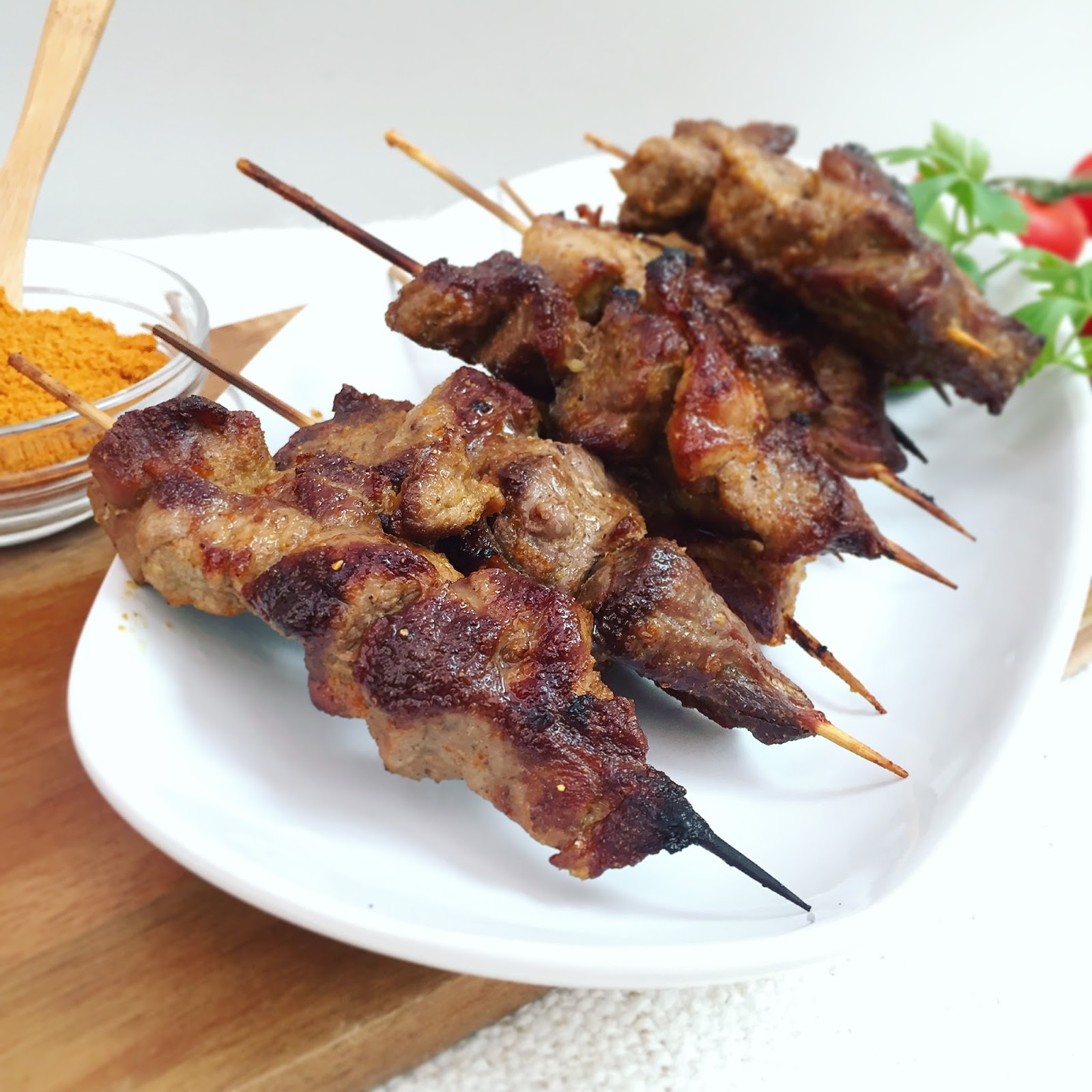 FoodAce: Simple Lamb Suya Skewers