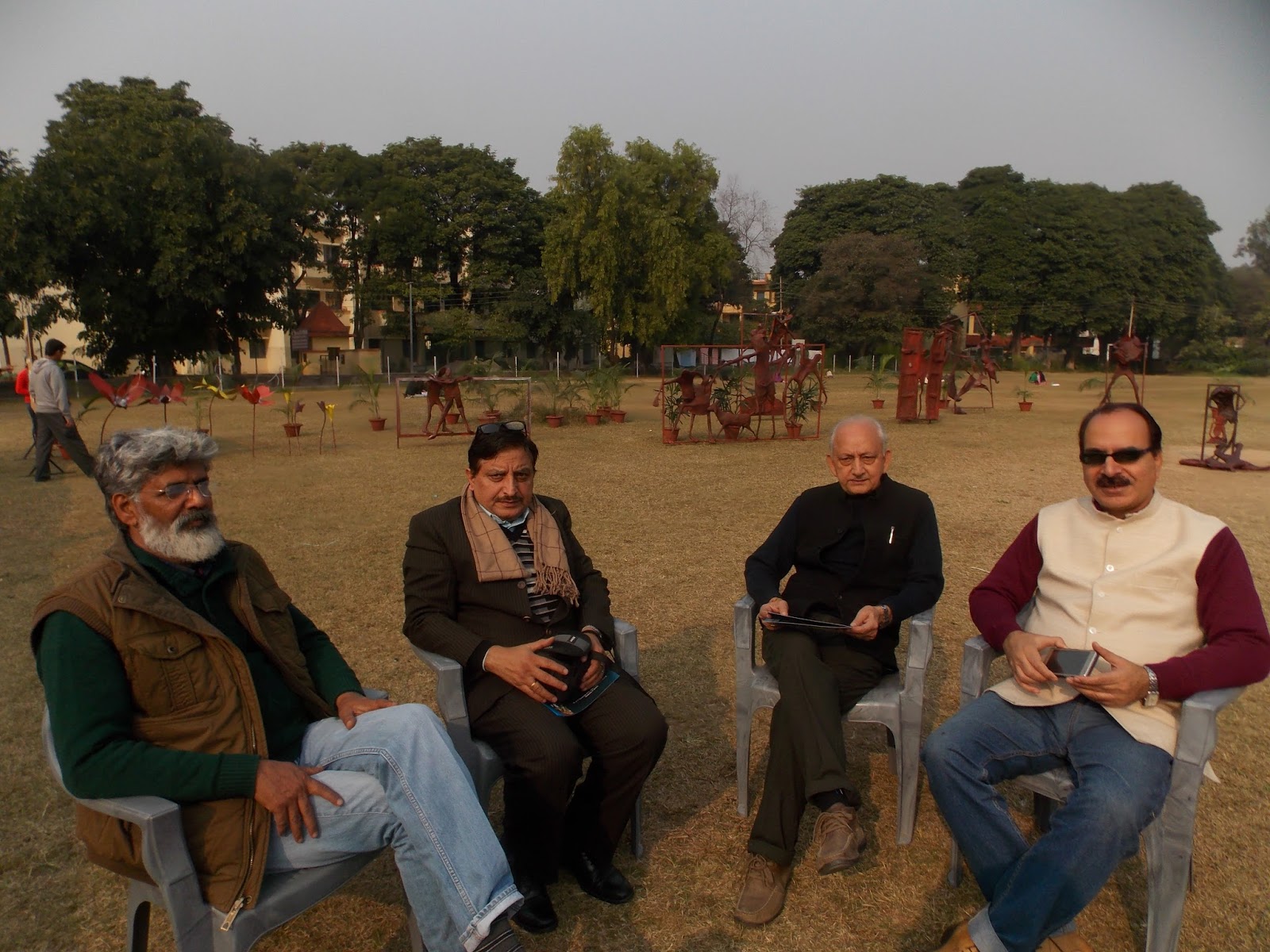 CHINAR SHADE : "' DARK CLOUDS ....SILVER LINING" AN EXHIBITION BY ...