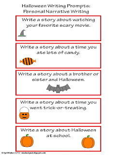 The Idea Backpack: I have been "boo-ed" and 95 Halloween Writing Prompts