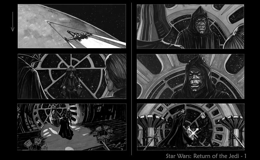 'Star Wars: Episode VI: Return of the Jedi' Storyboards By David ...