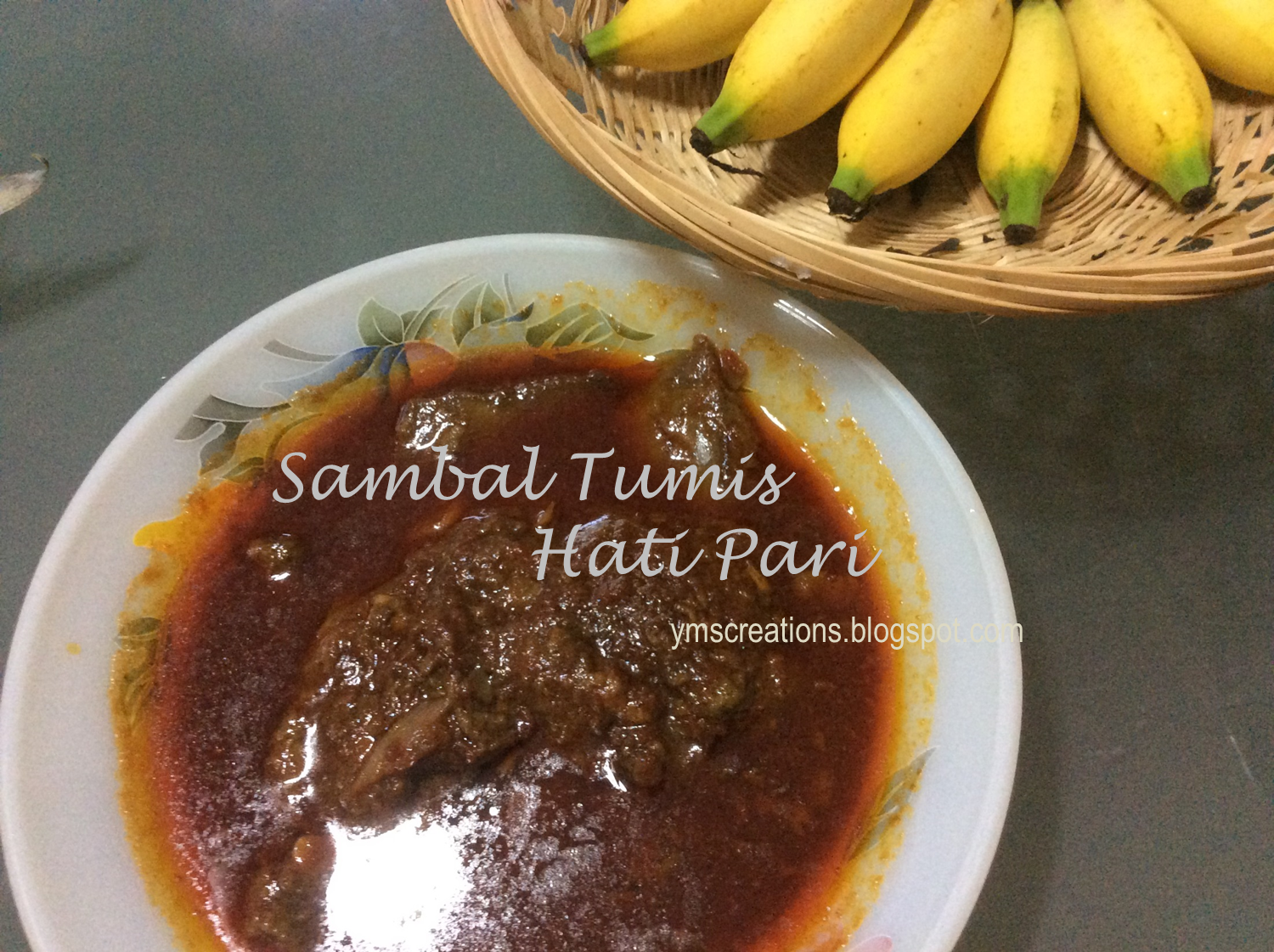 My Sweet Home: Sambal Tumis Hati Pari..ermm sedapnyer