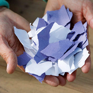 What to do with shredded paper: How to make scented paper from shredded ...