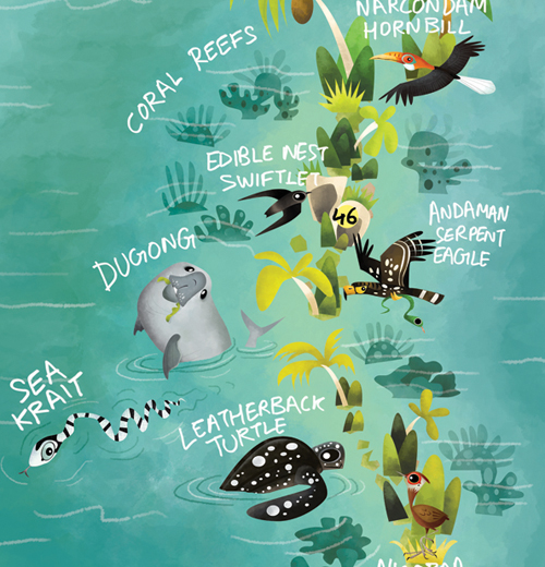 Green Humour: The Wildlife Map of India