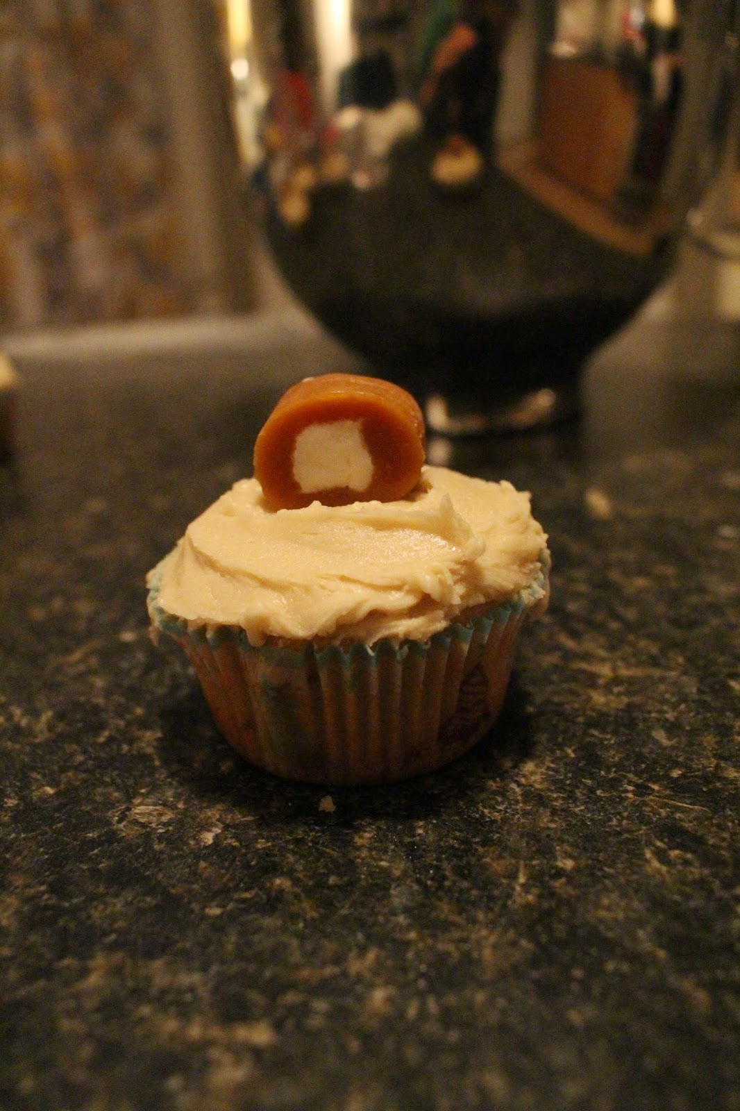 Bullseye Caramel Cake