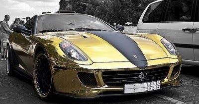 Amazing Gold Plated Ferrari 599 GTB Fiorano | Most Unbelievable ...