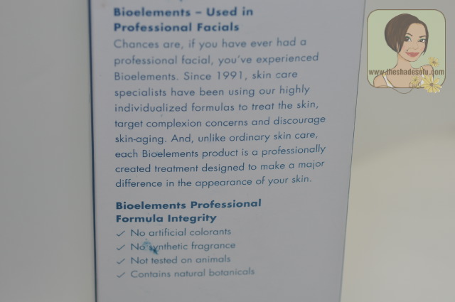Bioelements Skincare Review: Oil Control Mattifier and Absolute ...