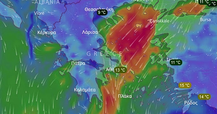 New Port Karlovassi: Ε.Μ.Υ - Αναγγελία Θυελλωδών Ανέμων για τη METAREA 3