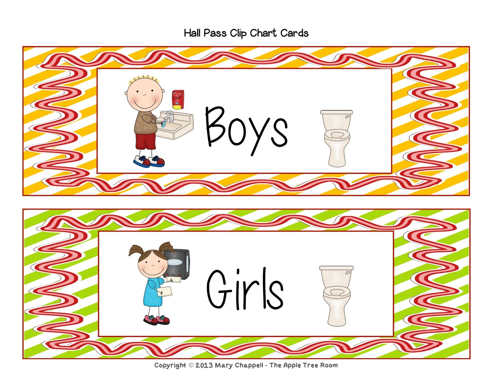 The Apple Tree Room: Hall Pass Set