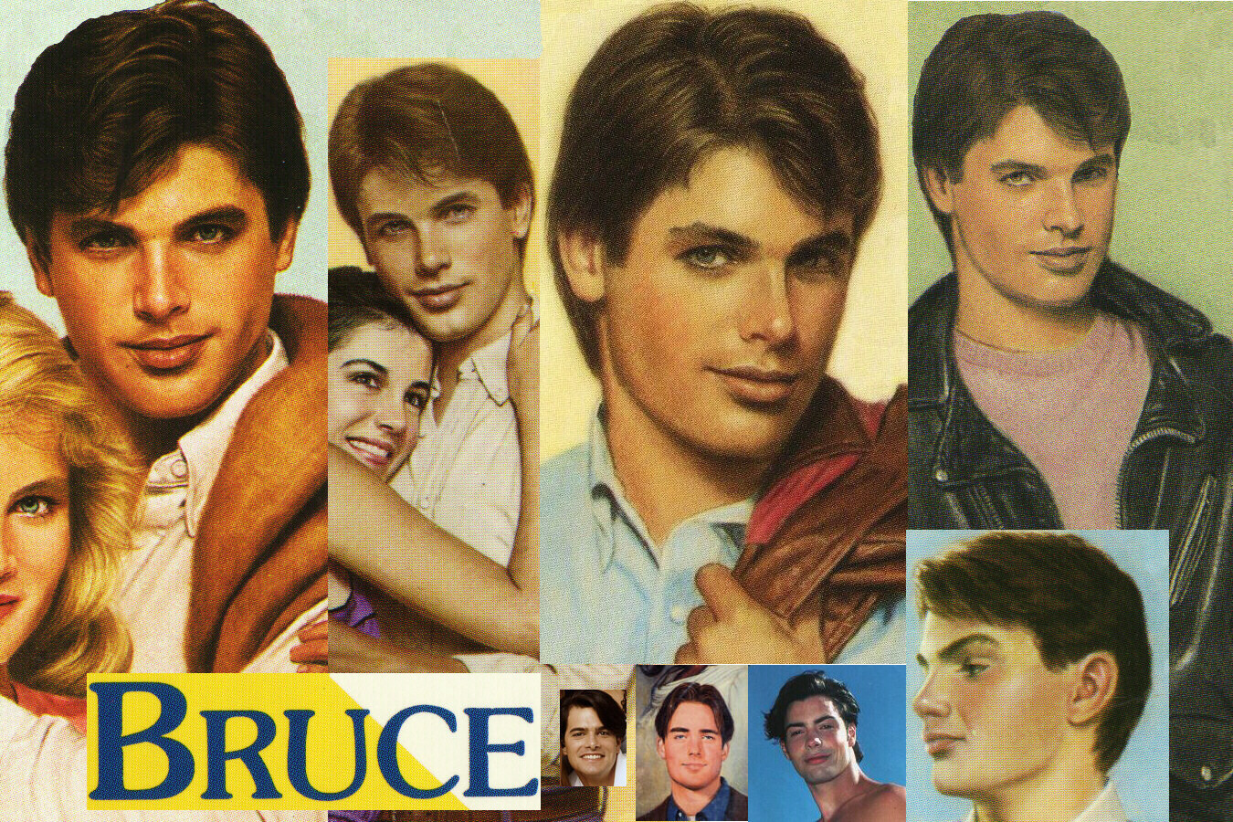In the Valley of the Sweetness: Bruce collage