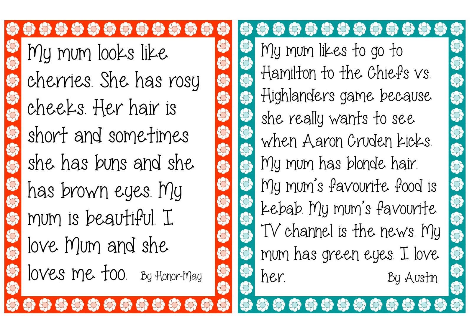 Miss Whaley's Whiz Kids: Happy Mother's Day!