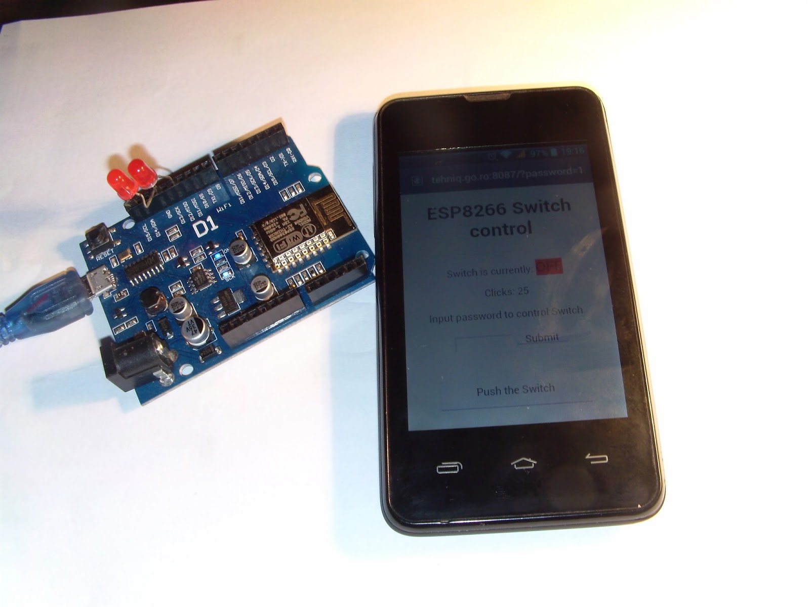 Arduino tehNiq: WeMos D1 board (with ESP8266) as Web Switch Control ...