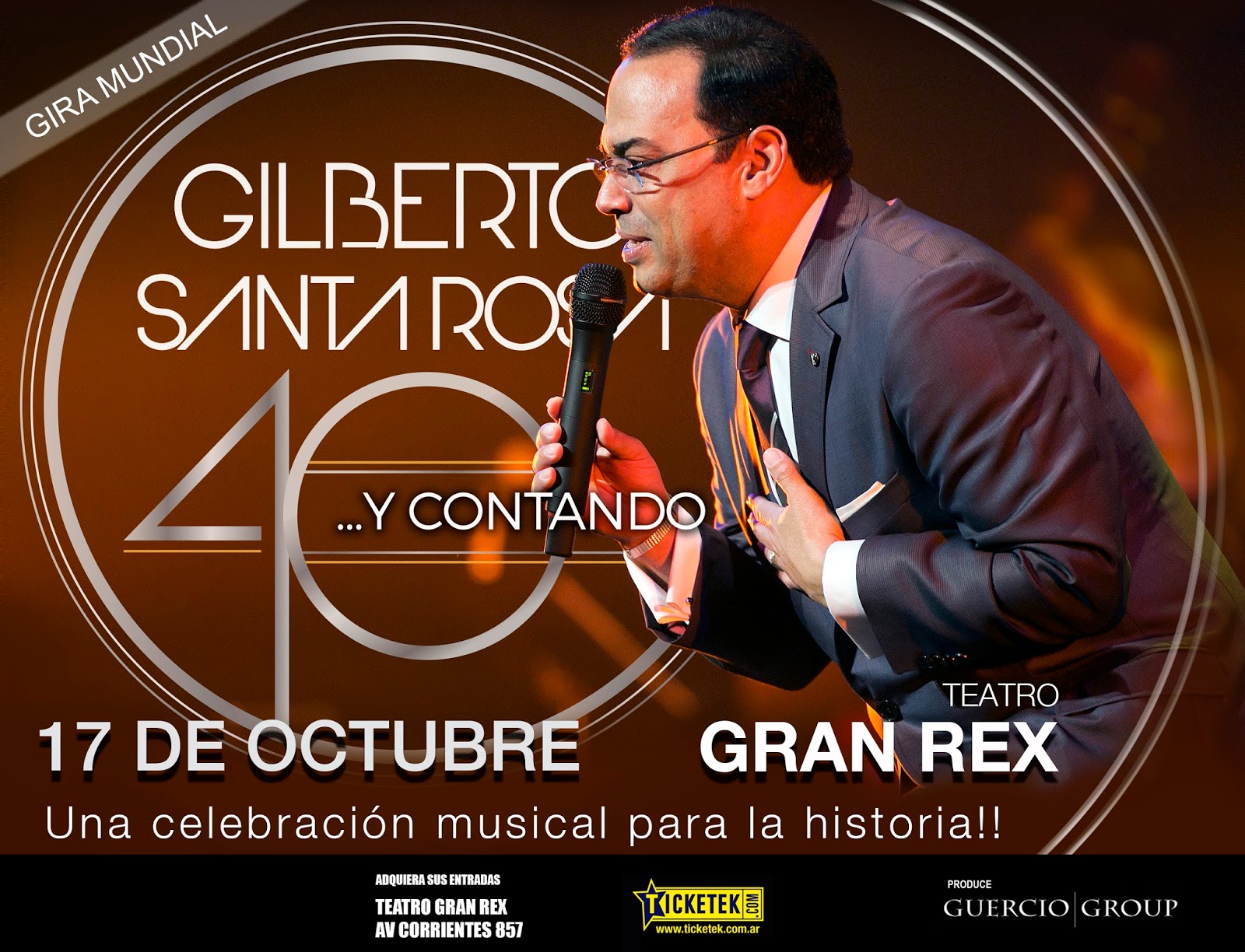 SalsaSocial: Gilberto Santa Rosa en Argentina 2017