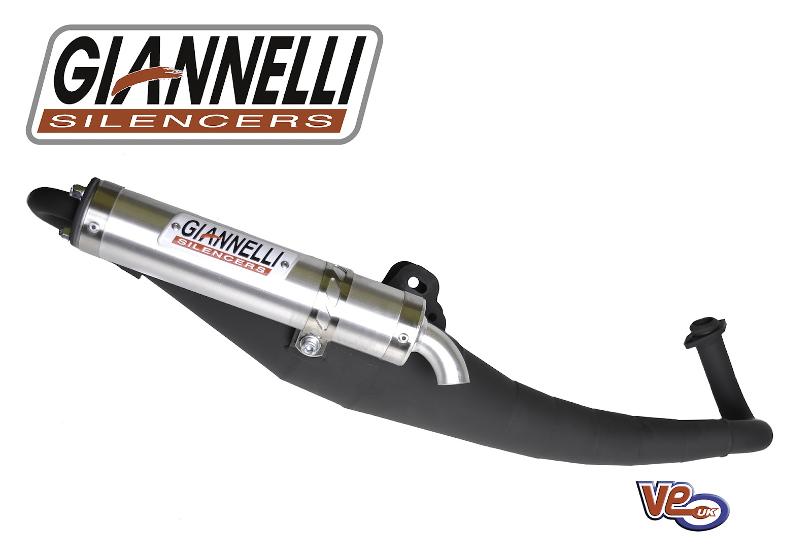 VE Scooter Spares: New Giannelli Pro Exhaust For Piaggio/Gilera 50cc 2T ...